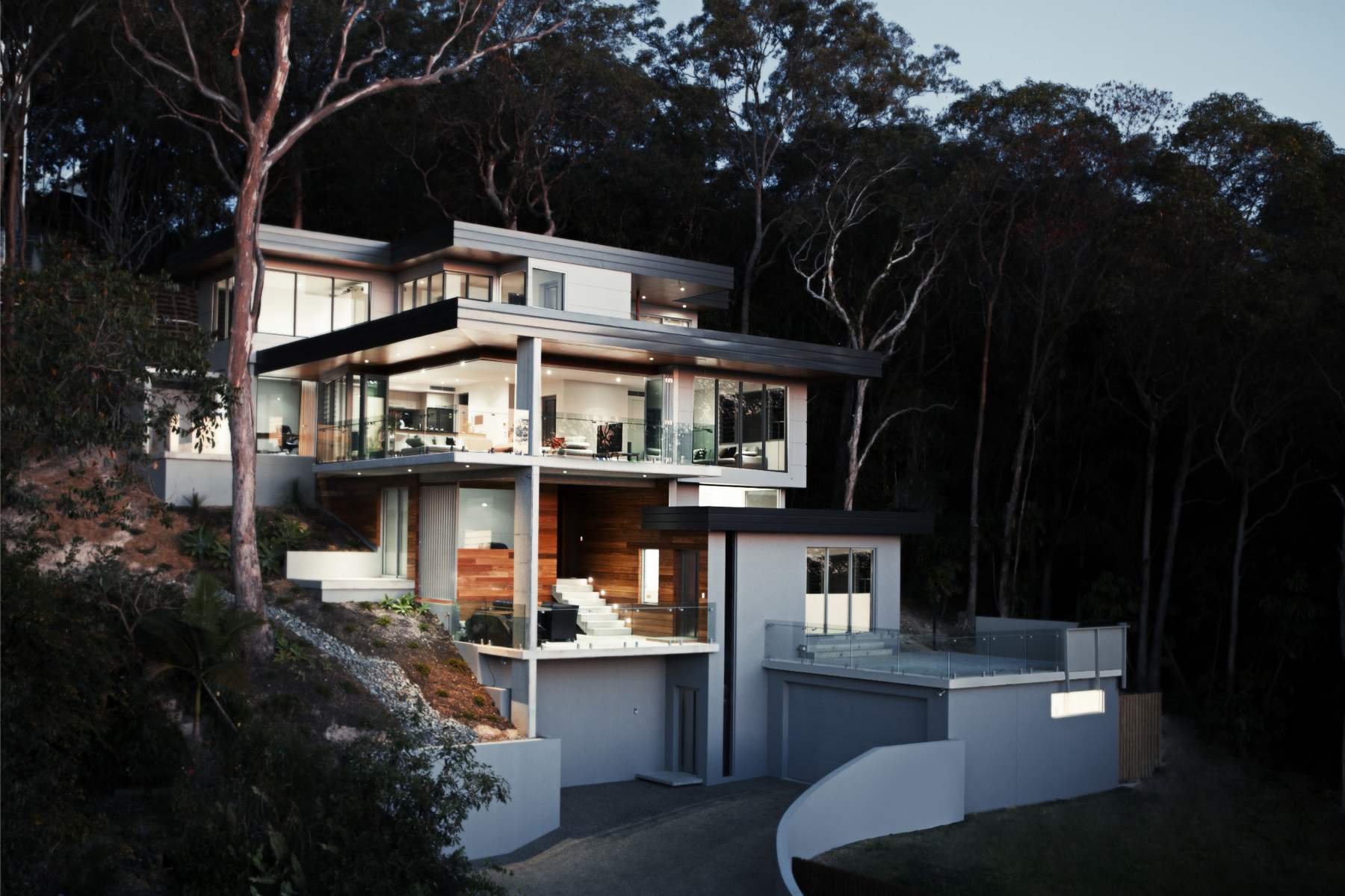 Steep Land Home Design - gold coast building designer - contemporary ...